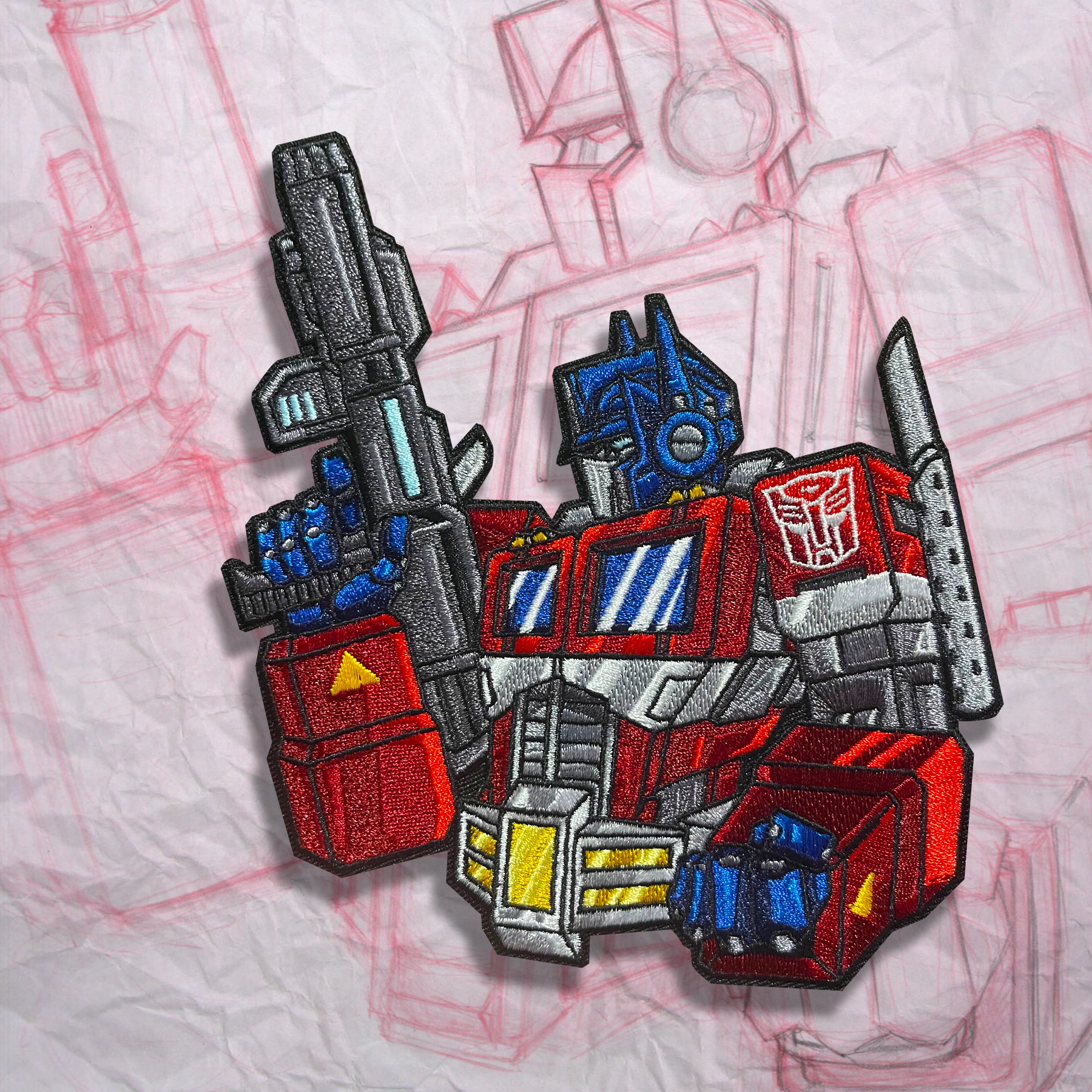 Grumpy Prime Shooter Embroidery Patch – Grumpy Pencil